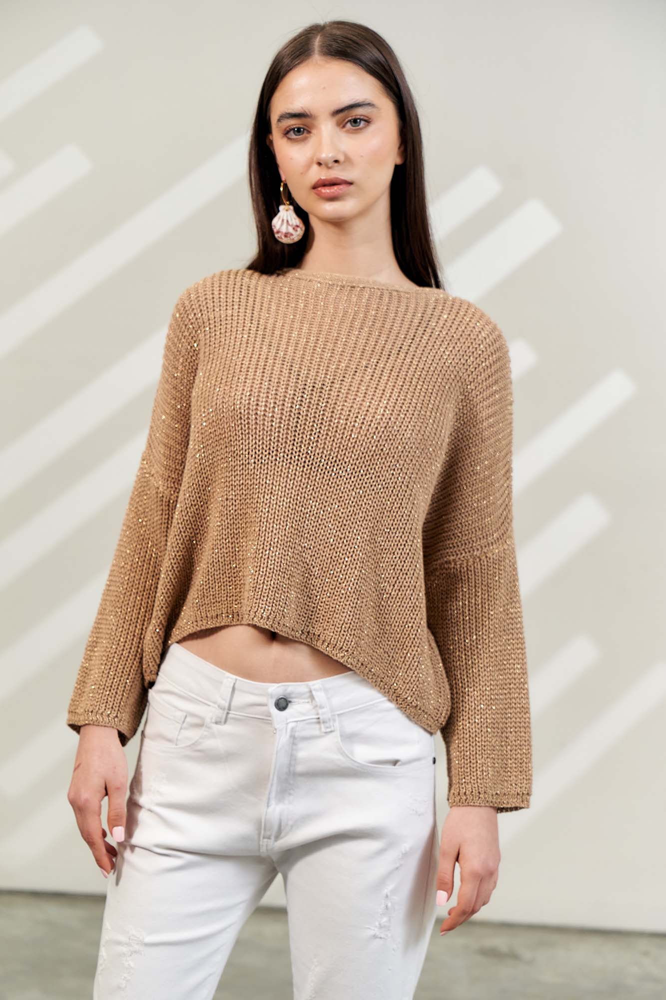 SWEATER GWEN ORO | La Cofradía . Primavera - Verano 2024
