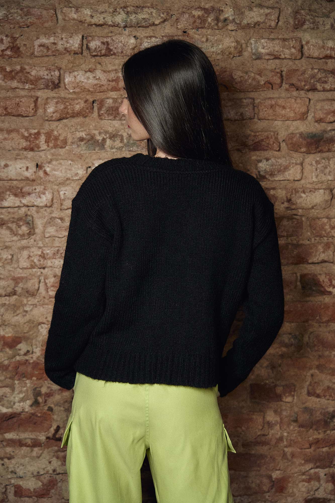 SWEATER GRANATE NEGRO | La Cofradía . Otoño - Invierno 2024